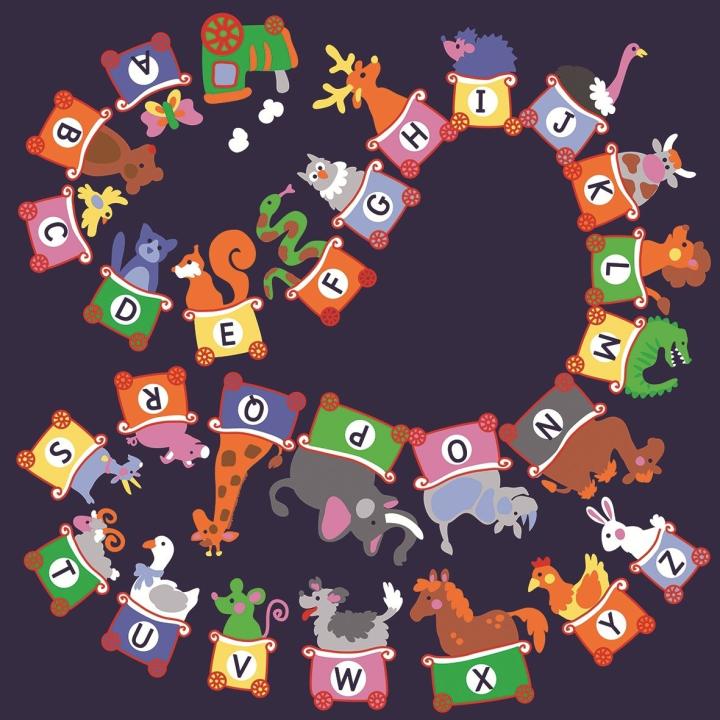 Speelkleed ABC - 200 x 200 cm - Baaslevert.