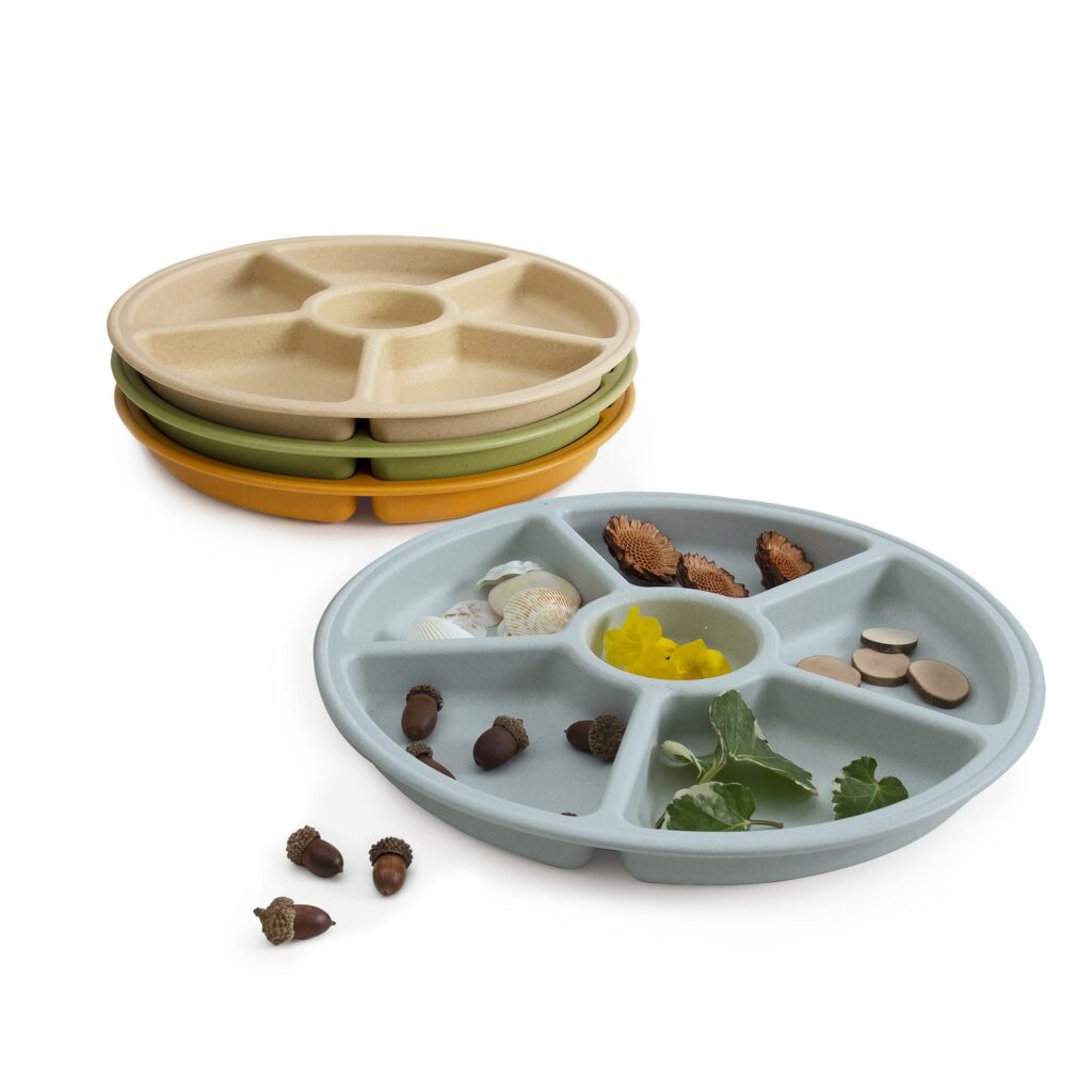 Guidecraft Loose Parts Sorteerbakken - Set van 4 - Natuurlijke kleuren ...