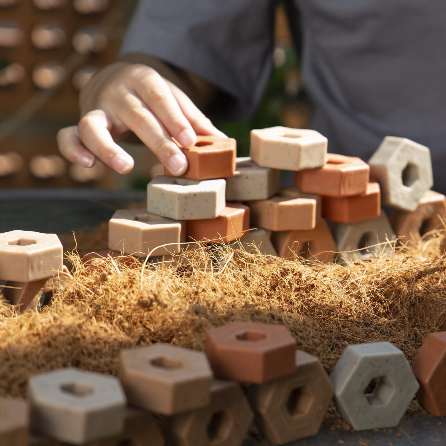 Guidecraft Little Pavers - 60 stuks - Baaslevert.