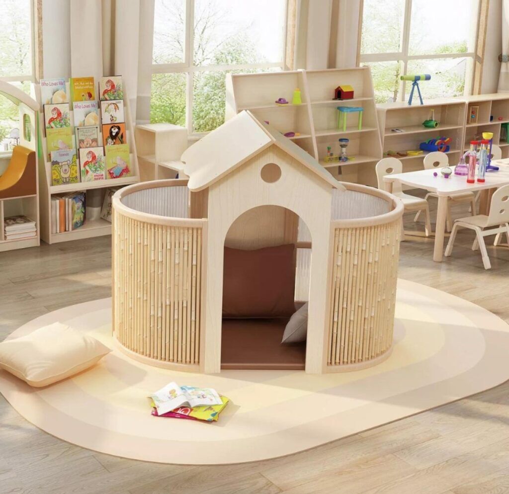 Indoor Speelhuis inclusief mat - Baaslevert.