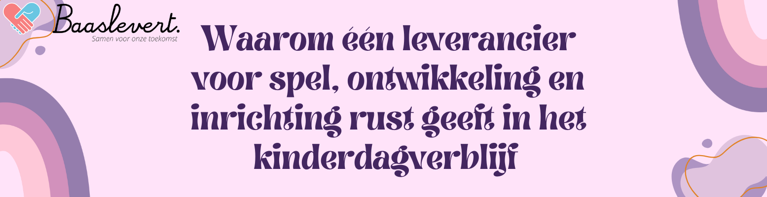 Waarom één leverancier voor spel, ontwikkeling en inrichting rust geeft ...